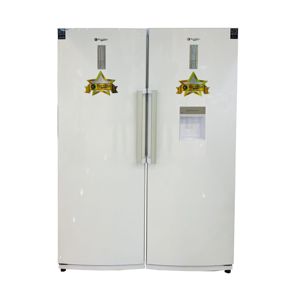 یخچال و فریزر دوقلو 36 فوت یورو استار مدل ENR1760W-ENF1760W - قسطی لند