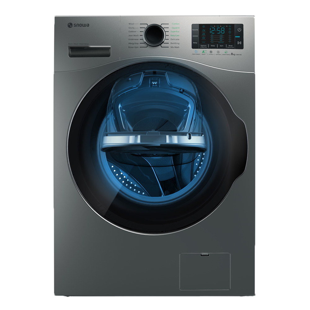 ماشین لباسشویی اسنوا مدل SWM-94S60 ظرفیت 9 کیلوگرم - قسطی لند